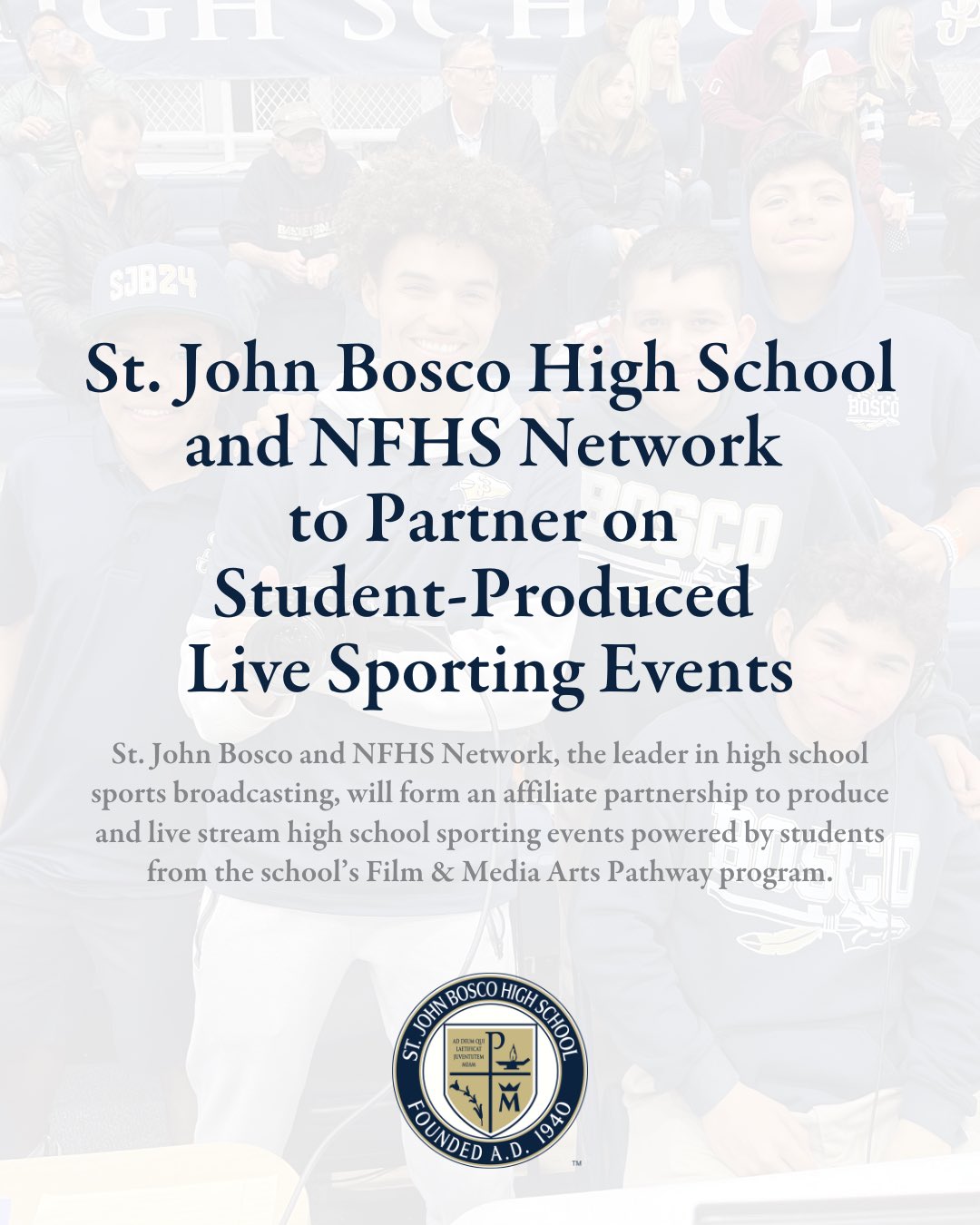 Around Bosco: Bosco+ Streaming App Partners With NFHS | The Brave News